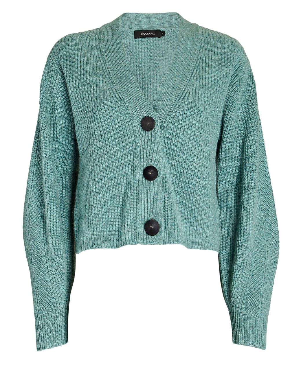 Lisa Yang Minna Cashmere Cardigan in Green | Lyst