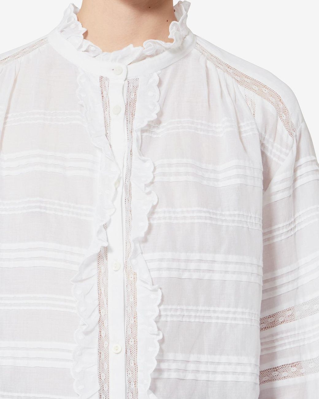 Isabel Marant Peline Top in White | Lyst