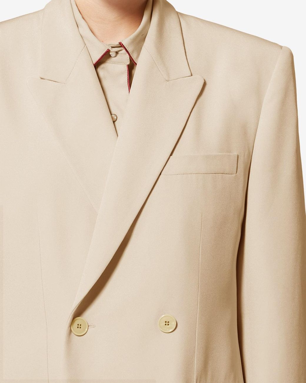 Isabel Marant Calie Jacket in White | Lyst UK