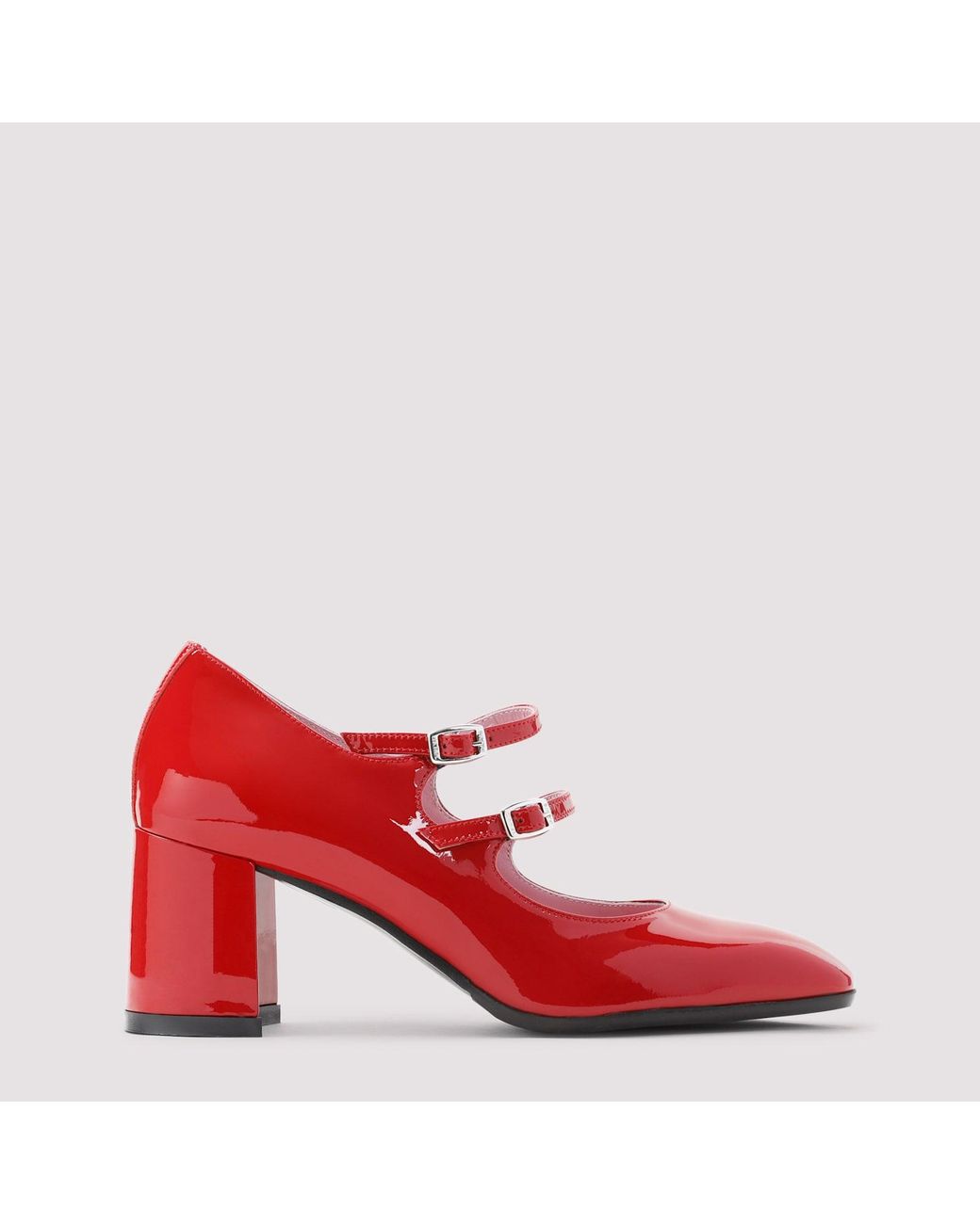 CAREL PARIS Alice Mary Jane Pumps in Red | Lyst