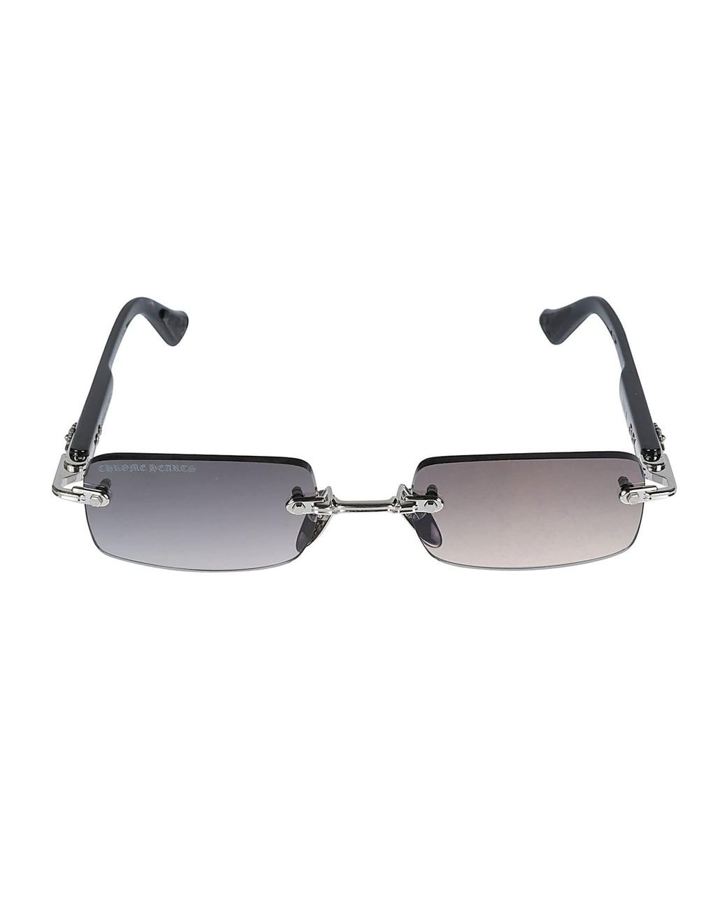 Chrome Hearts Deep Iii Sunglasses in Metallic | Lyst