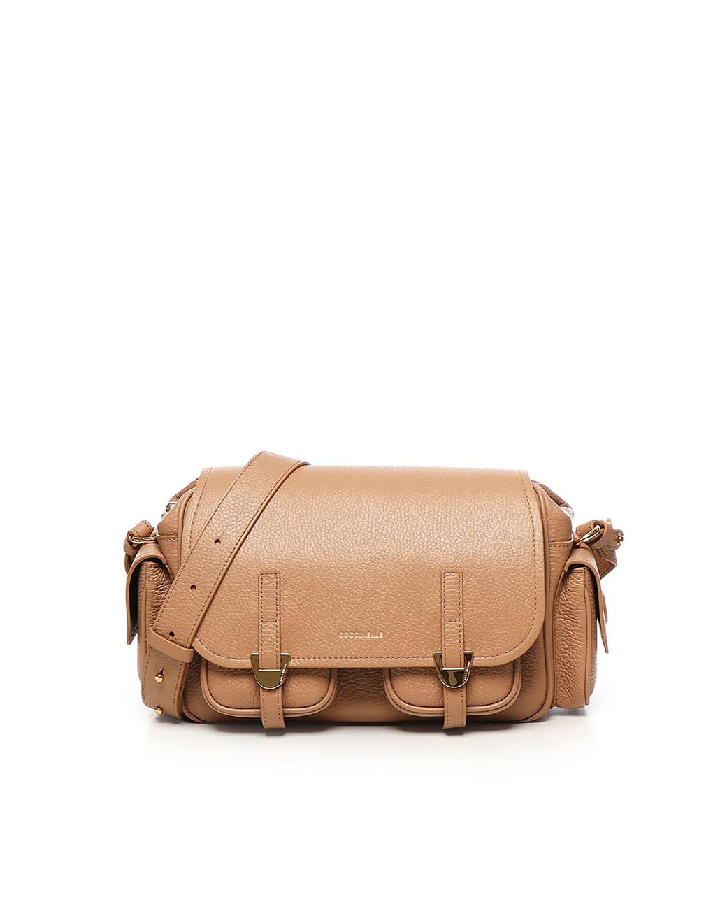 Coccinelle Campus Medium Shoulder Bag in Natural | Lyst