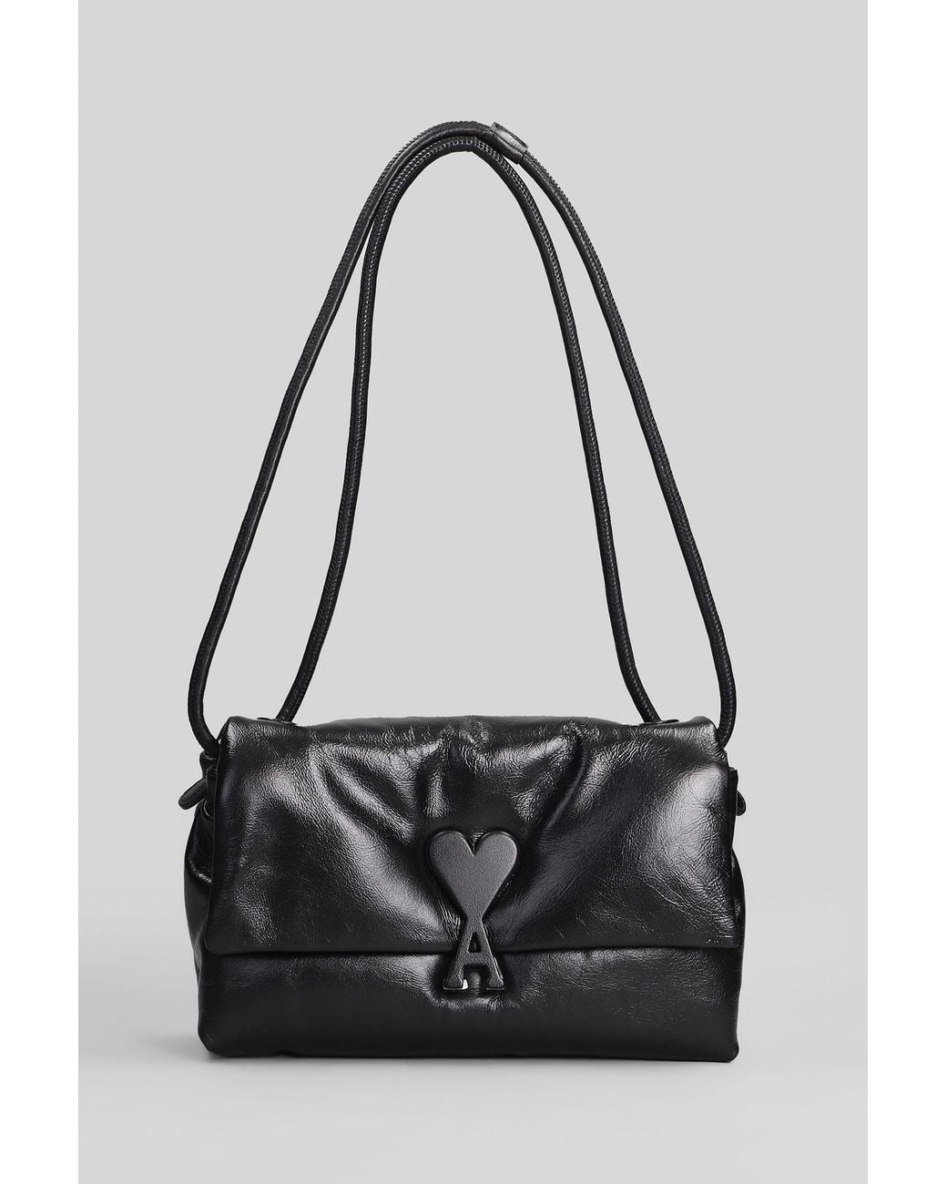 Ami Paris Voulez Vous Bag Shoulder Bag in Black | Lyst