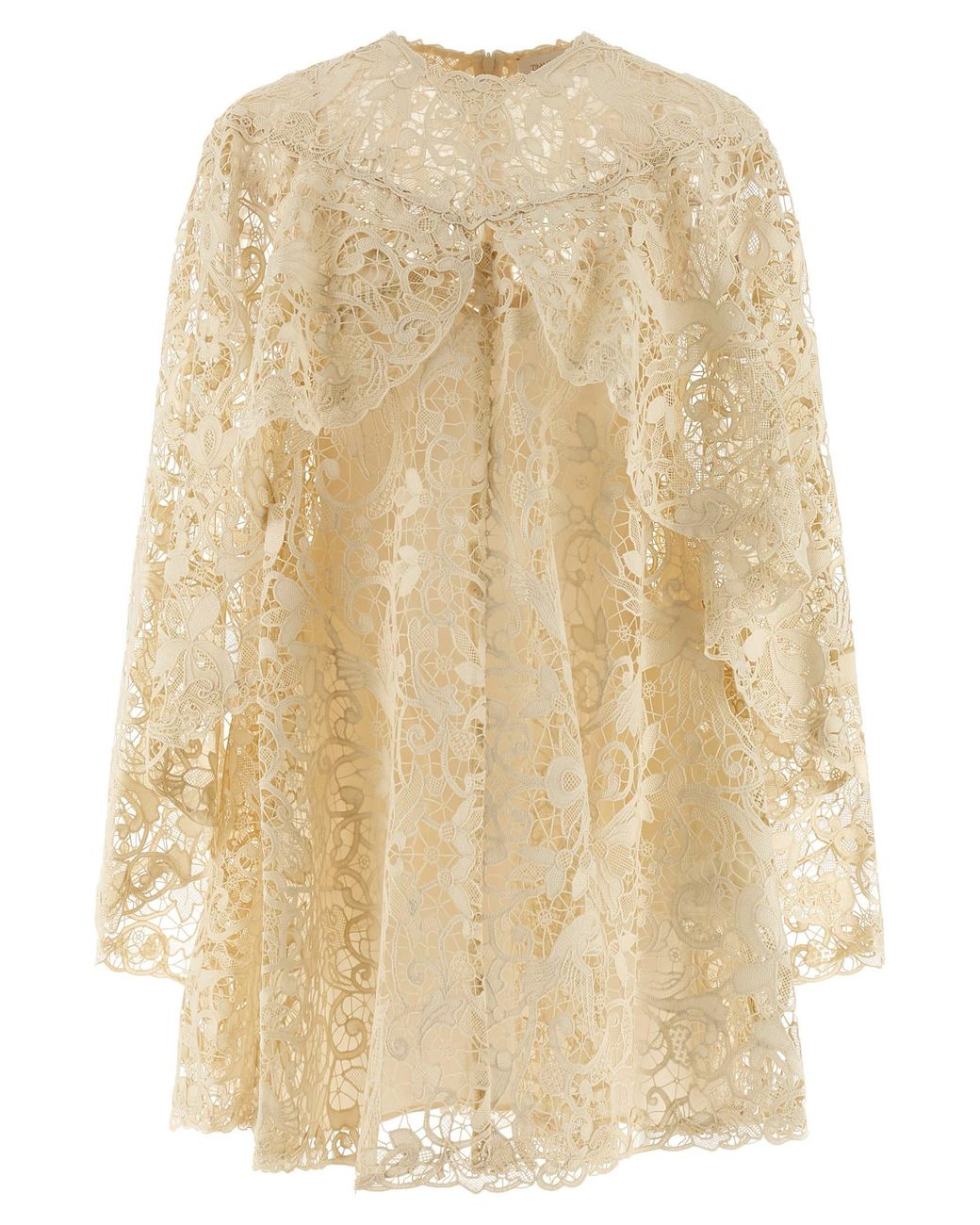 Zimmermann 'Memento Bird Lace Mini' Dress in Natural | Lyst