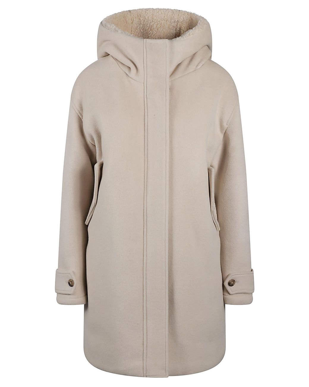 Seventy Large Hood Parka in Gray | Lyst