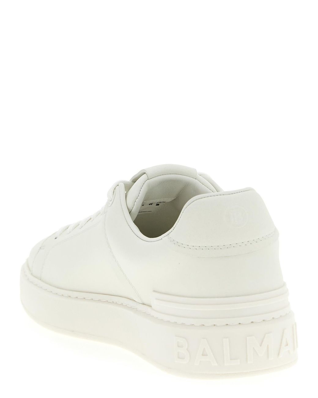 Balmain 'B-Court' Sneakers in White | Lyst UK