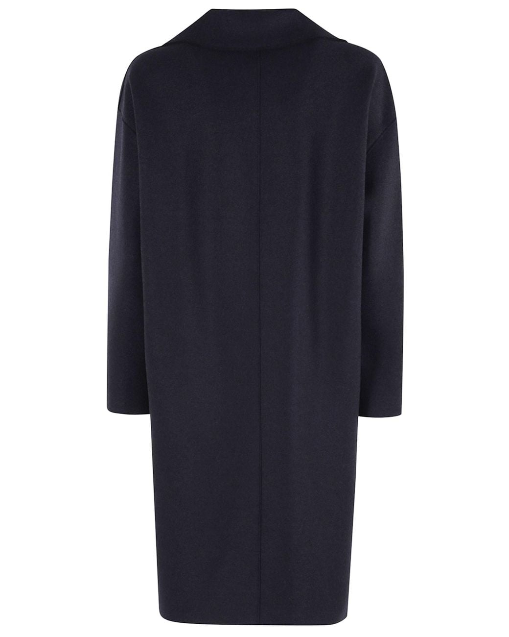 Harris Wharf London Dropped Shoulder Coat Pressed Wool in Blue | Lyst UK