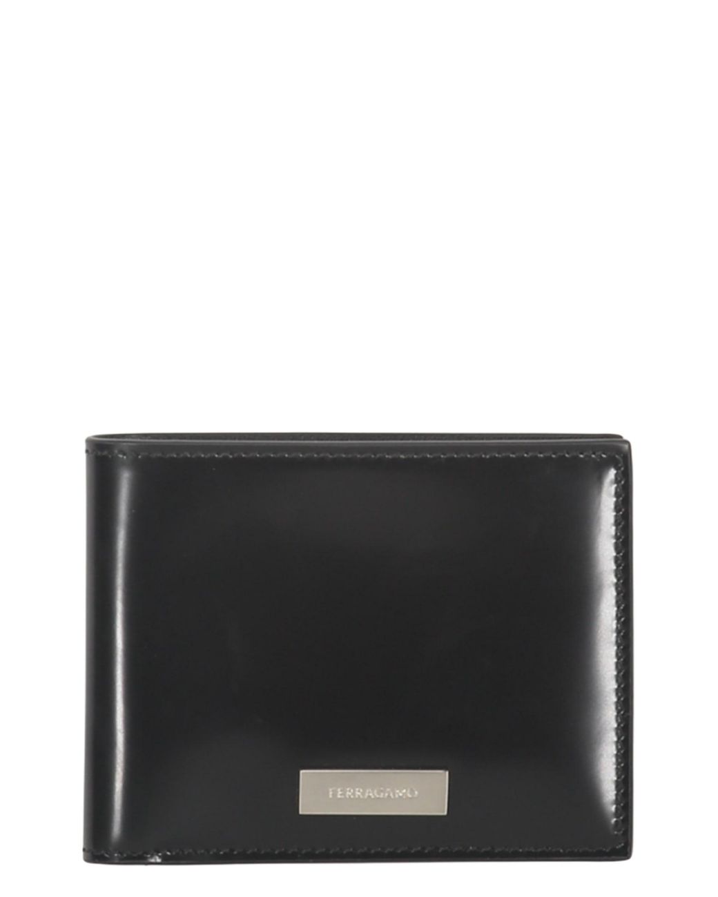 Ferragamo Leather Wallet in Black for Men | Lyst UK