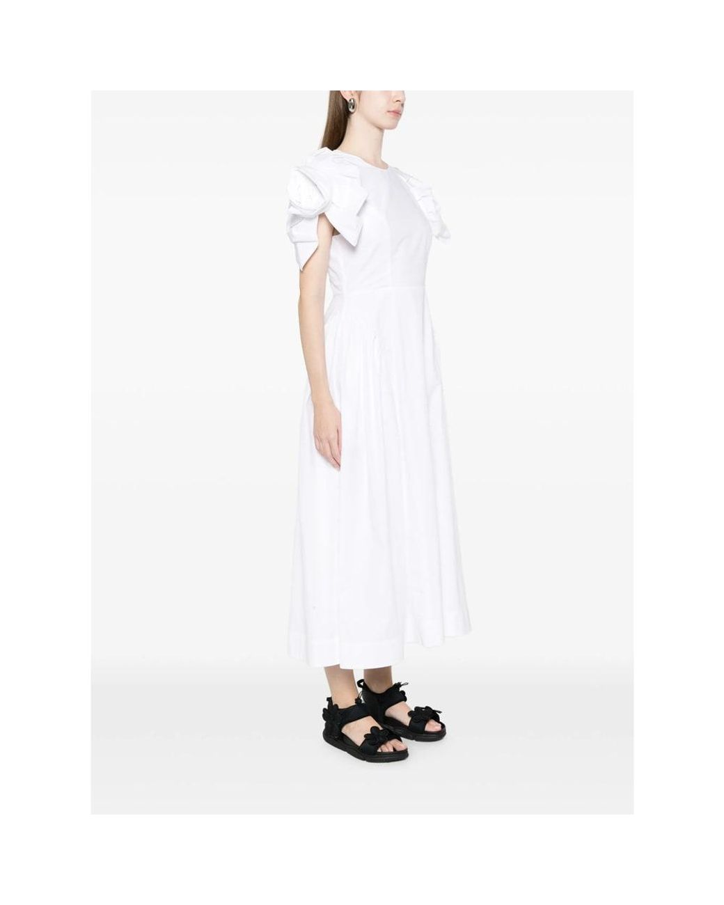 Simone Rocha Dress in White | Lyst UK