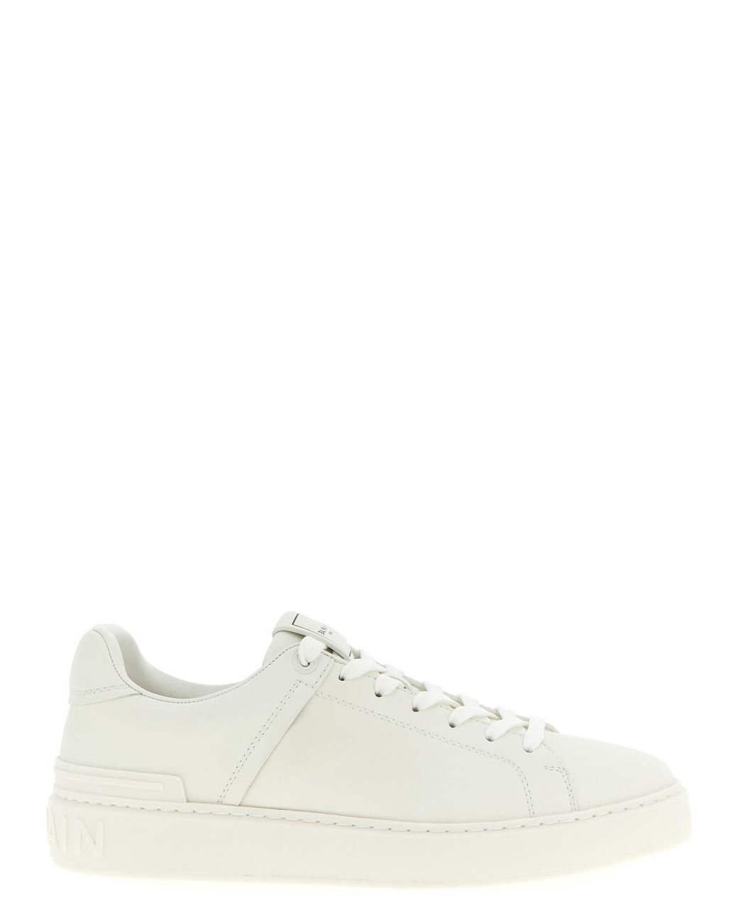 Balmain 'B-Court' Sneakers in White | Lyst UK