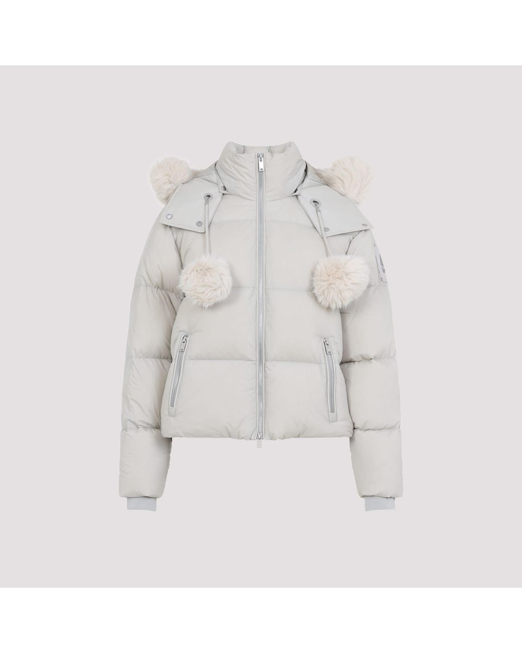 Moose Knuckles Misti Peak Puffer Jacket in White | Lyst