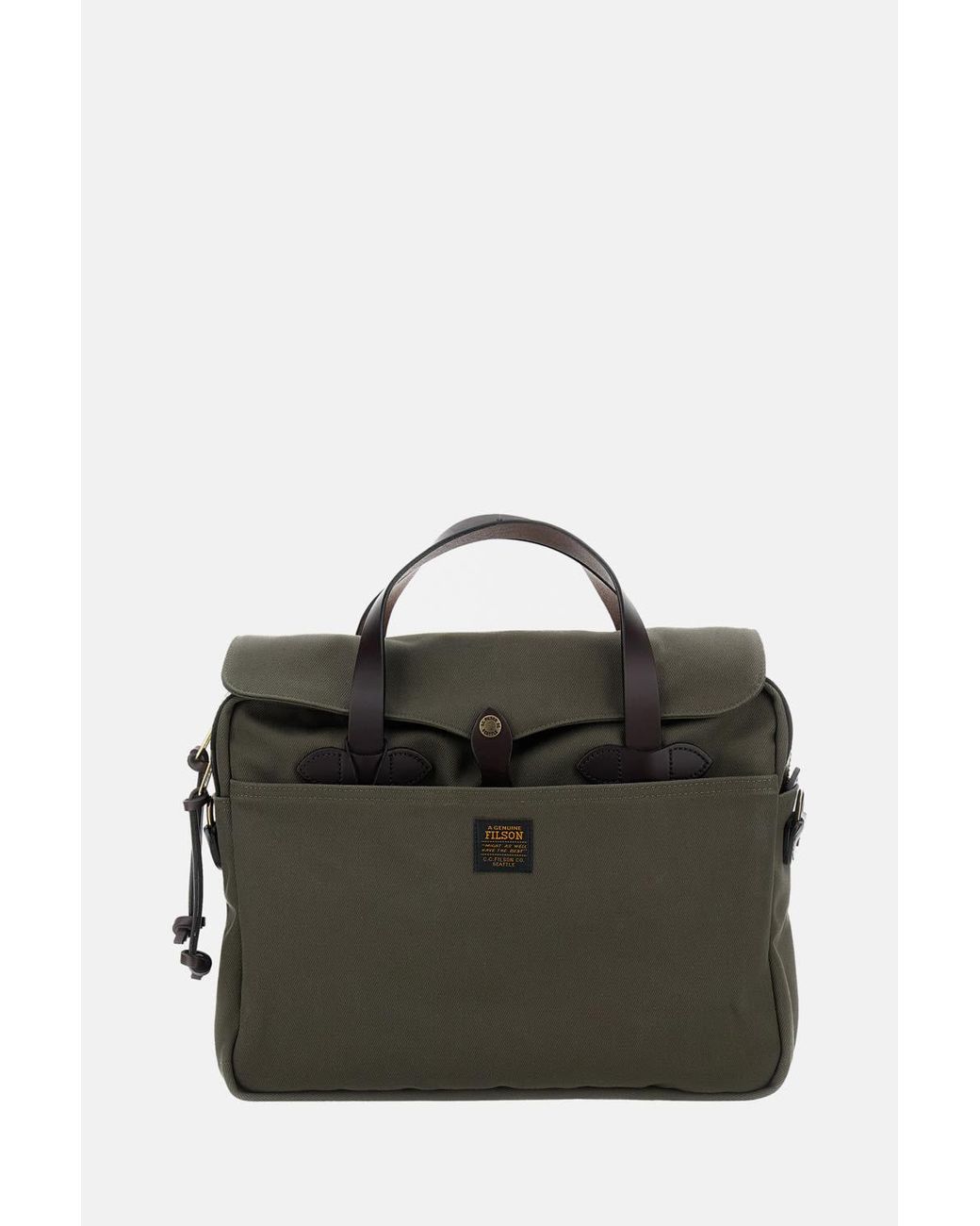 Filson Briefcase Bag in Black for Men | Lyst