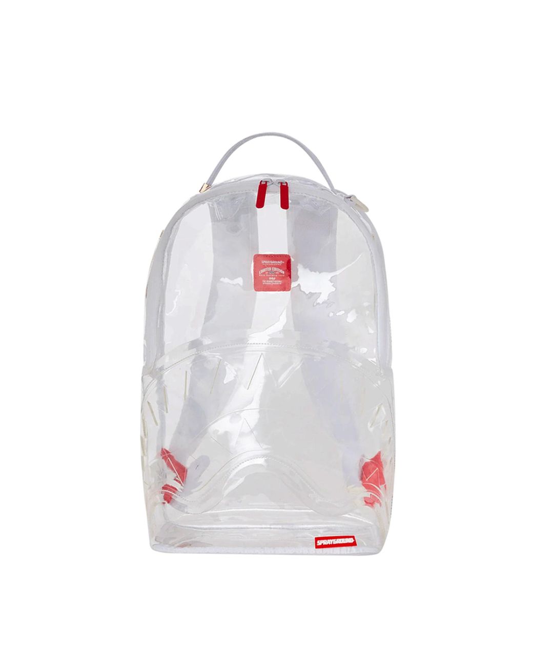 Sprayground Clear Check Transparent Backpack in White | Lyst