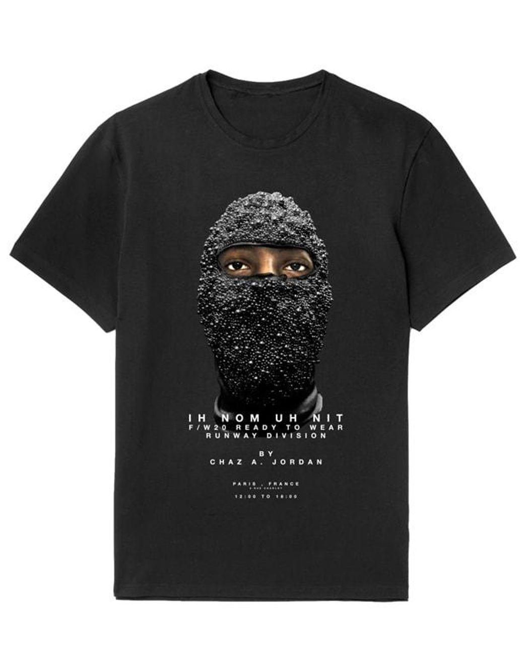 ih nom uh nit T-shirt Black Mask+runw. Black for Men | Lyst