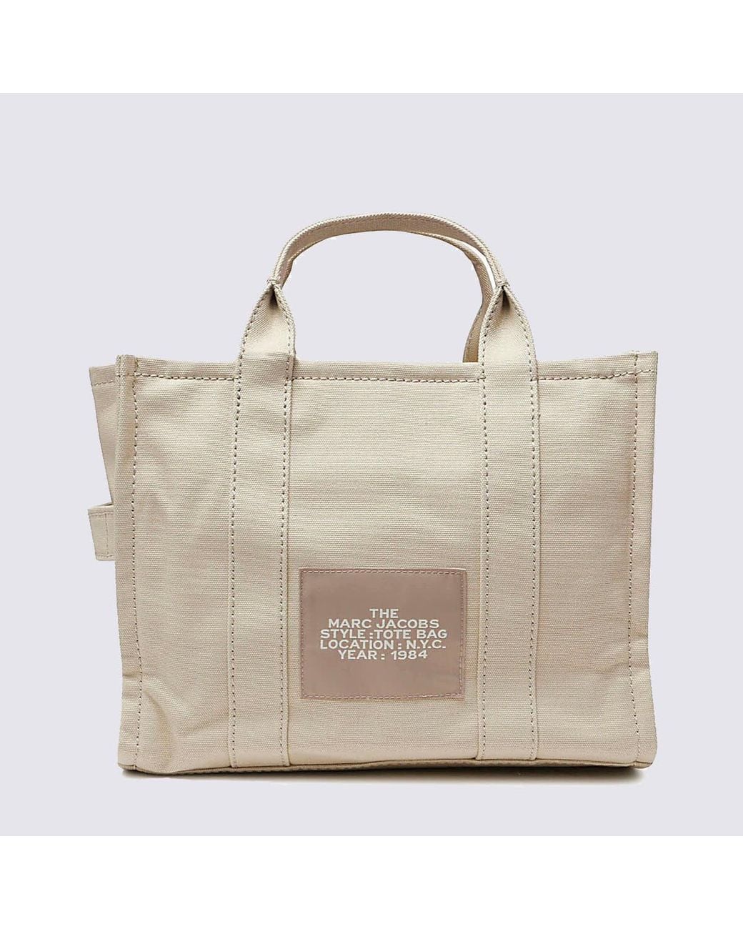 Marc Jacobs Canvas The Mediium Tote Bag in Natural | Lyst