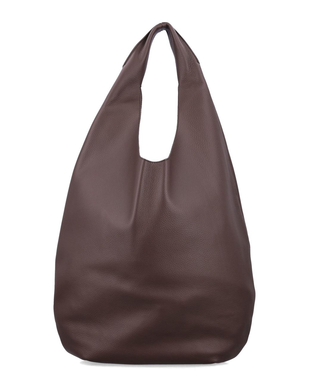 A.P.C. Le Neige Grained Leather Handbag in Brown | Lyst UK