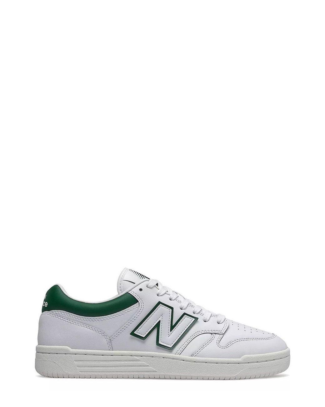 New Balance 480 Lace-Up Sneakers in White for Men | Lyst