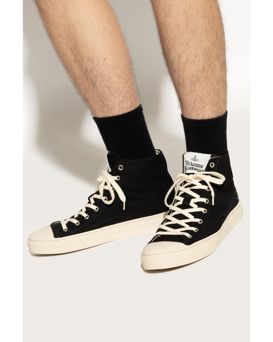 Vivienne Westwood Plimsoll Sports Shoes in Black for Men | Lyst UK