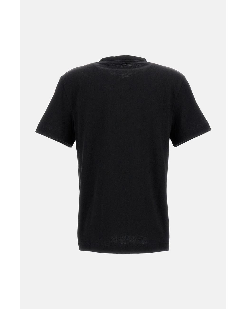 Jacquemus Cotton T-Shirt With Tonal Grosgrain Logo in Black | Lyst