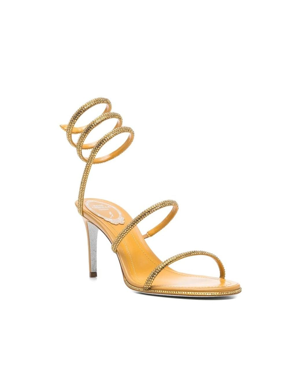 Rene Caovilla Shoes in Metallic | Lyst UK