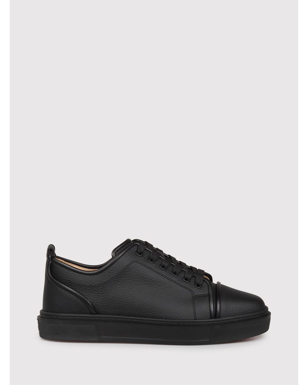 Christian Louboutin Adolon Junior Flat Sneakers in Black | Lyst
