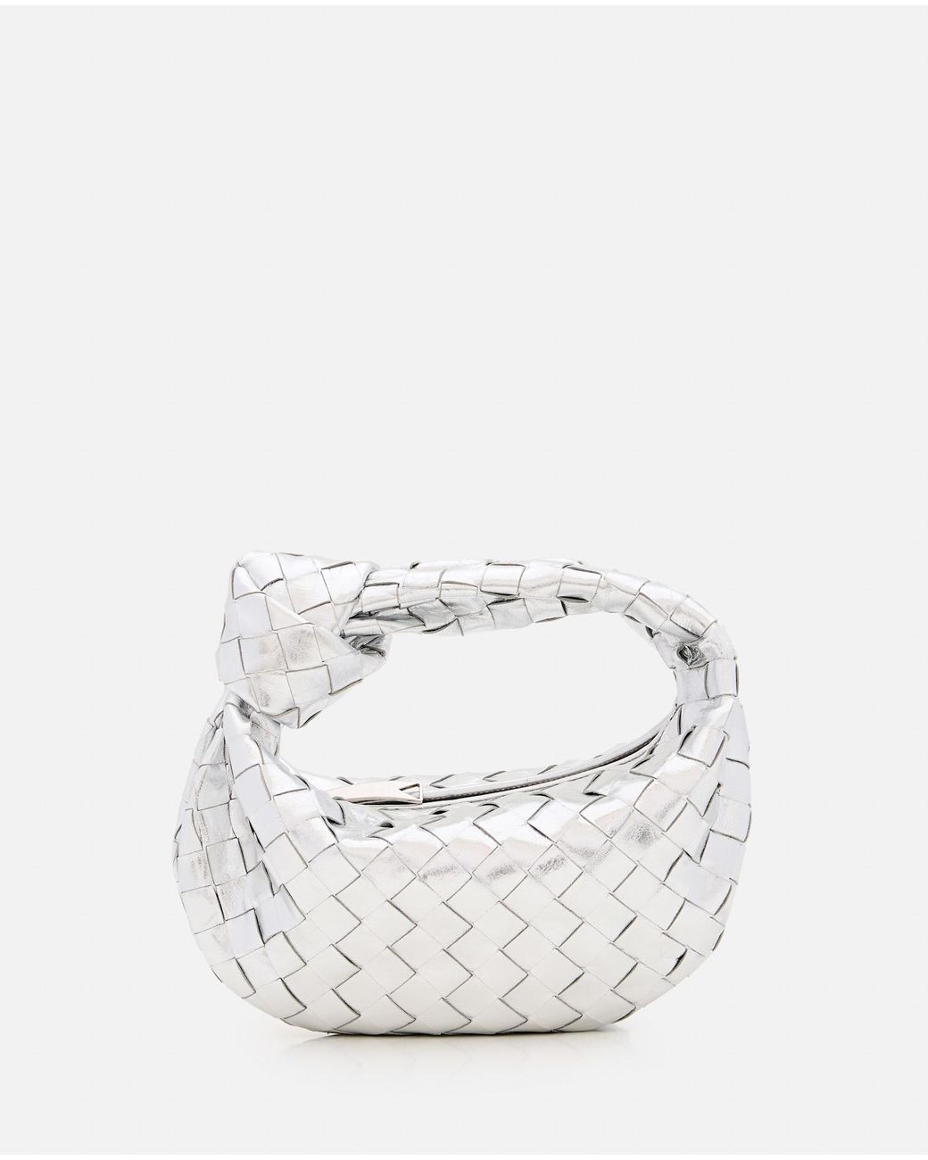 Bottega Veneta Mini Jodie in White | Lyst