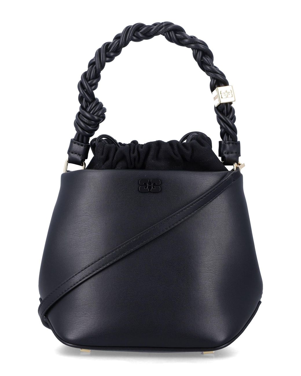 Ganni Bou Bucket Bag in Black | Lyst