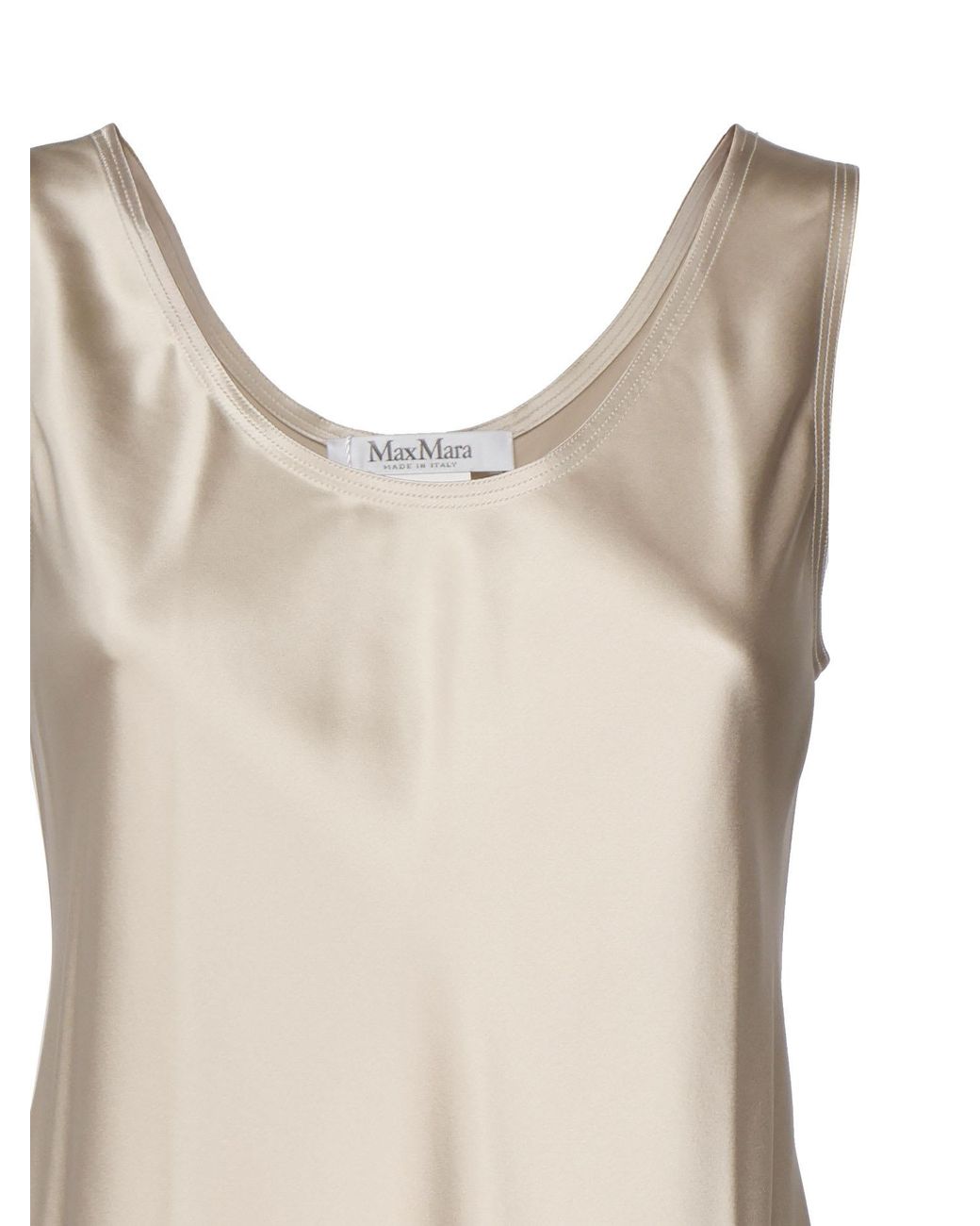 Max Mara Banjo Midi Dress in White | Lyst