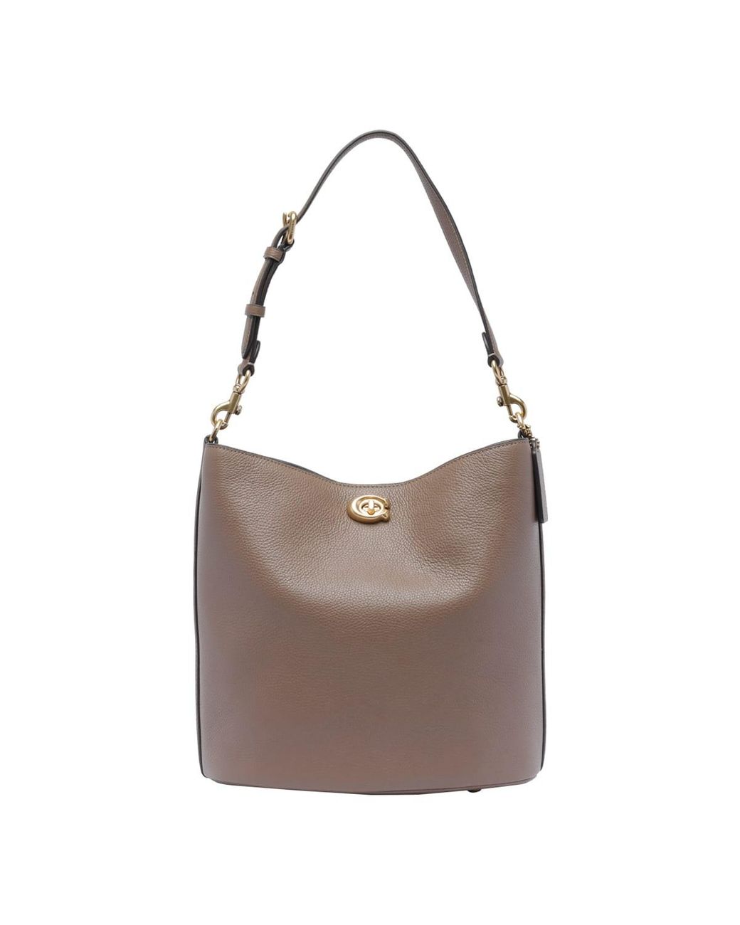 COACH Willow Bucket Bag in Brown | Lyst