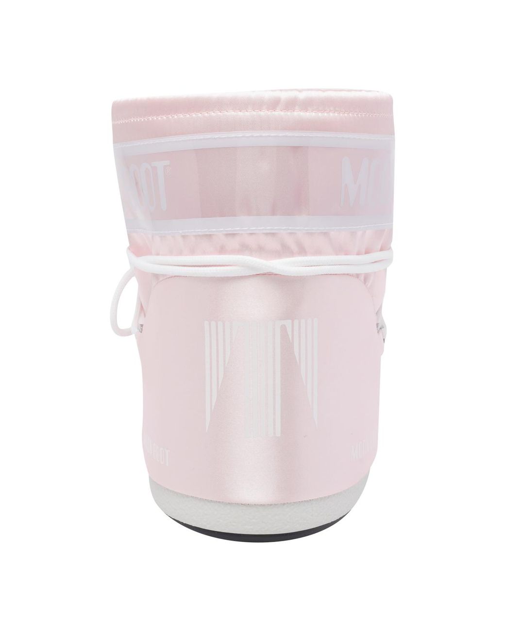 Moon Boot Fabric/Rubber Sole in Pink | Lyst UK
