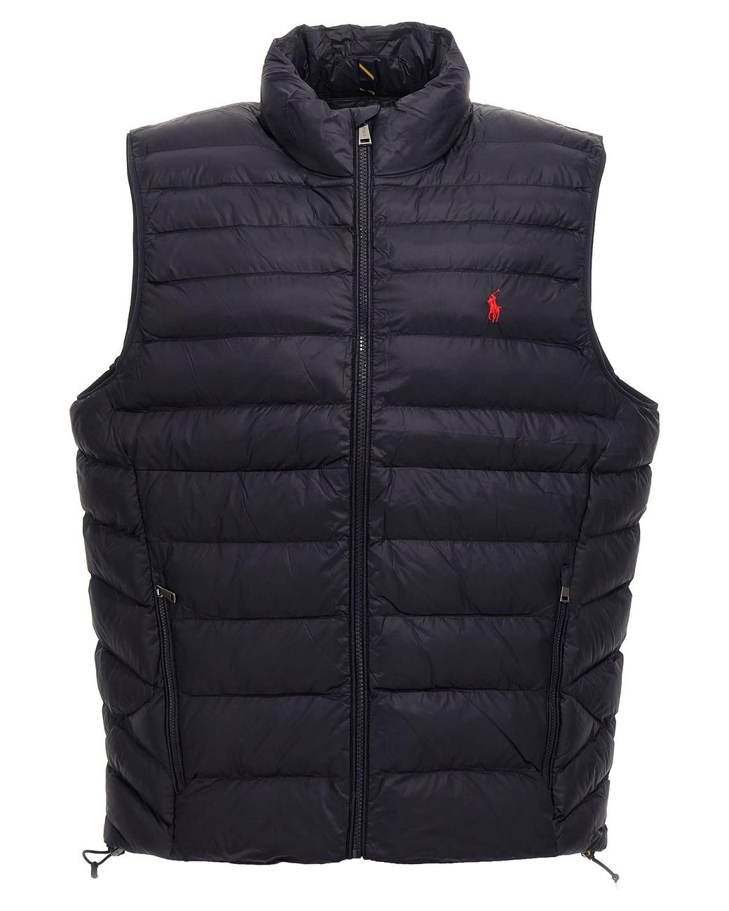 Ralph Lauren Logo Embroidery Vest in Blue for Men | Lyst