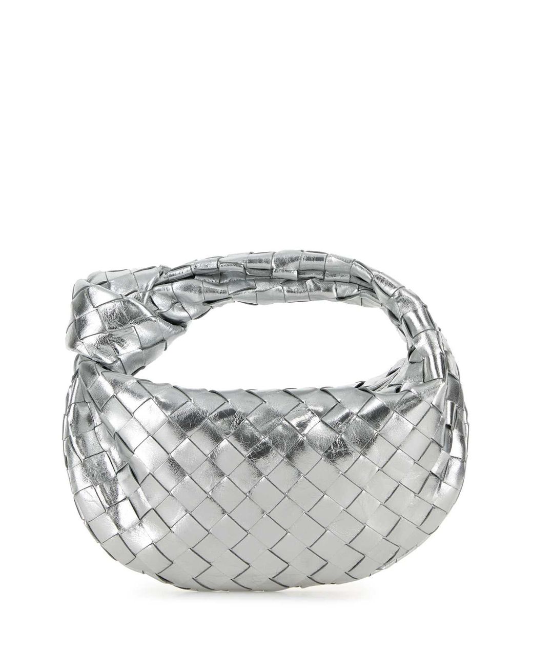 Bottega Veneta Nappa Leather Mini Jodie Handbag in Metallic | Lyst