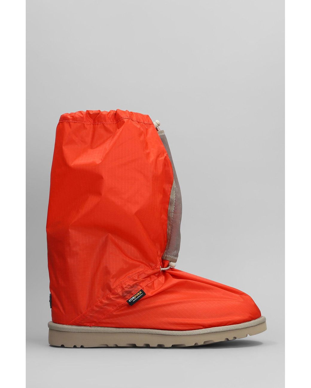 UGG Classic Mini Low Heels Boots in Red | Lyst