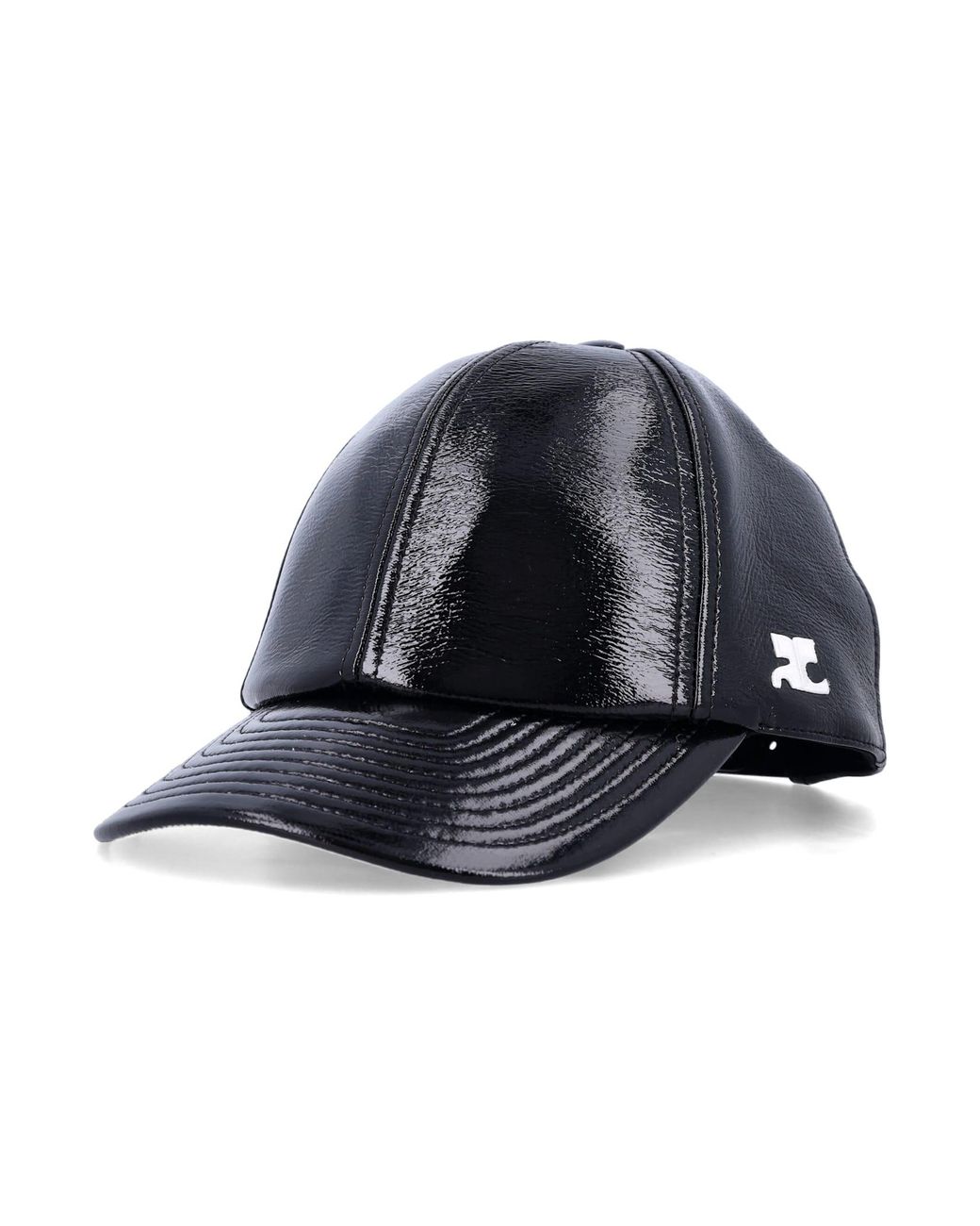 Courreges Courrèges Reedition Vinyl Cap With Ac Logo in Blue | Lyst