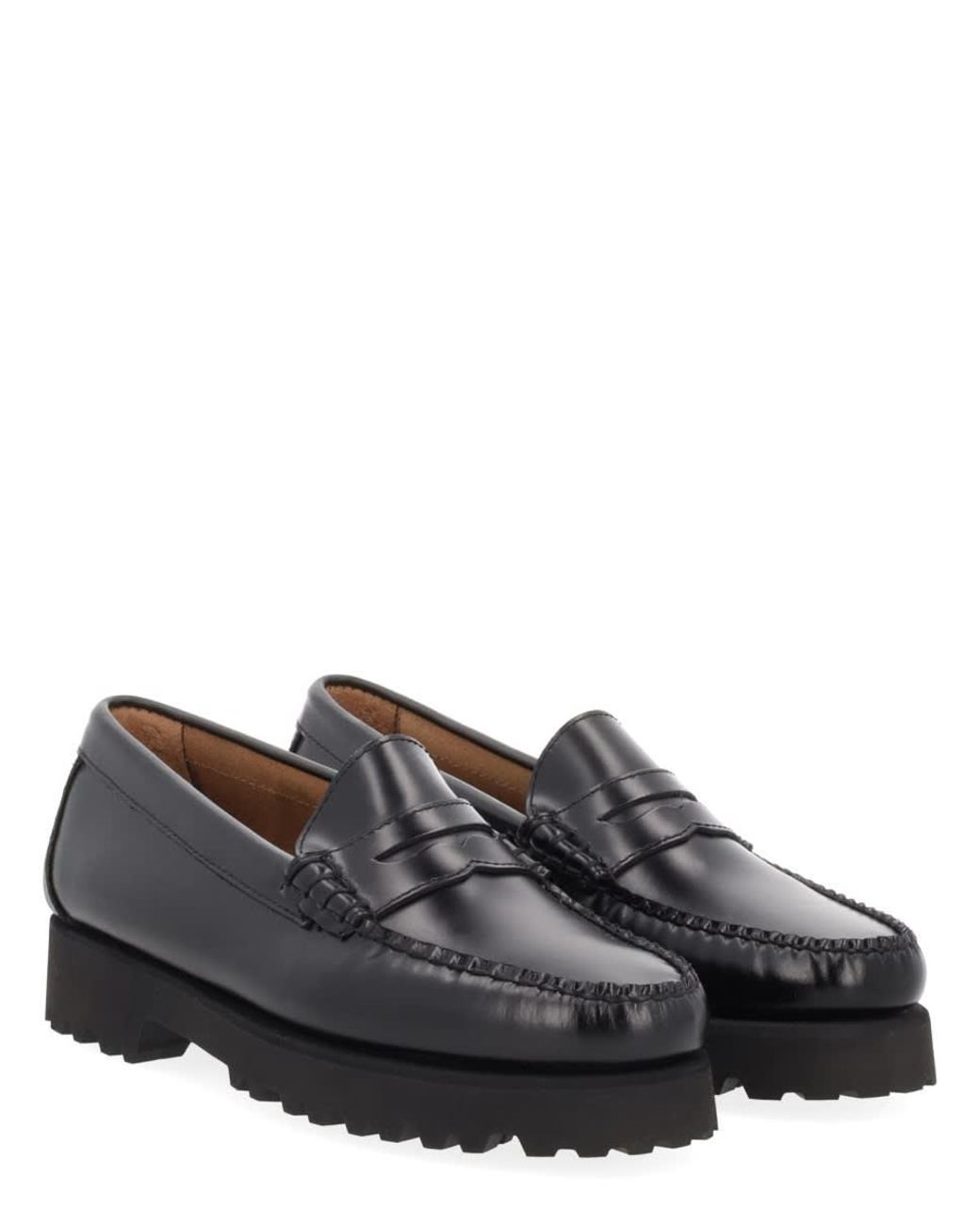 G.H.Bass & Co. Moccasin Weejuns 90S Penny in Gray | Lyst