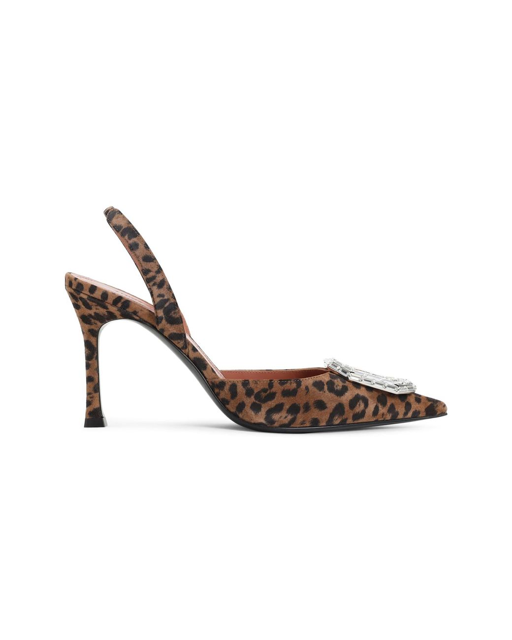 AMINA MUADDI Camelia 90 Sling in Brown | Lyst