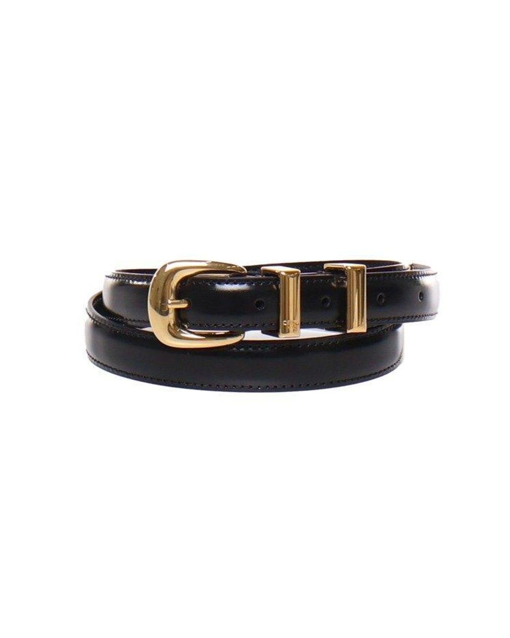 Celine Western 14 Buckled Belt in Black | Lyst