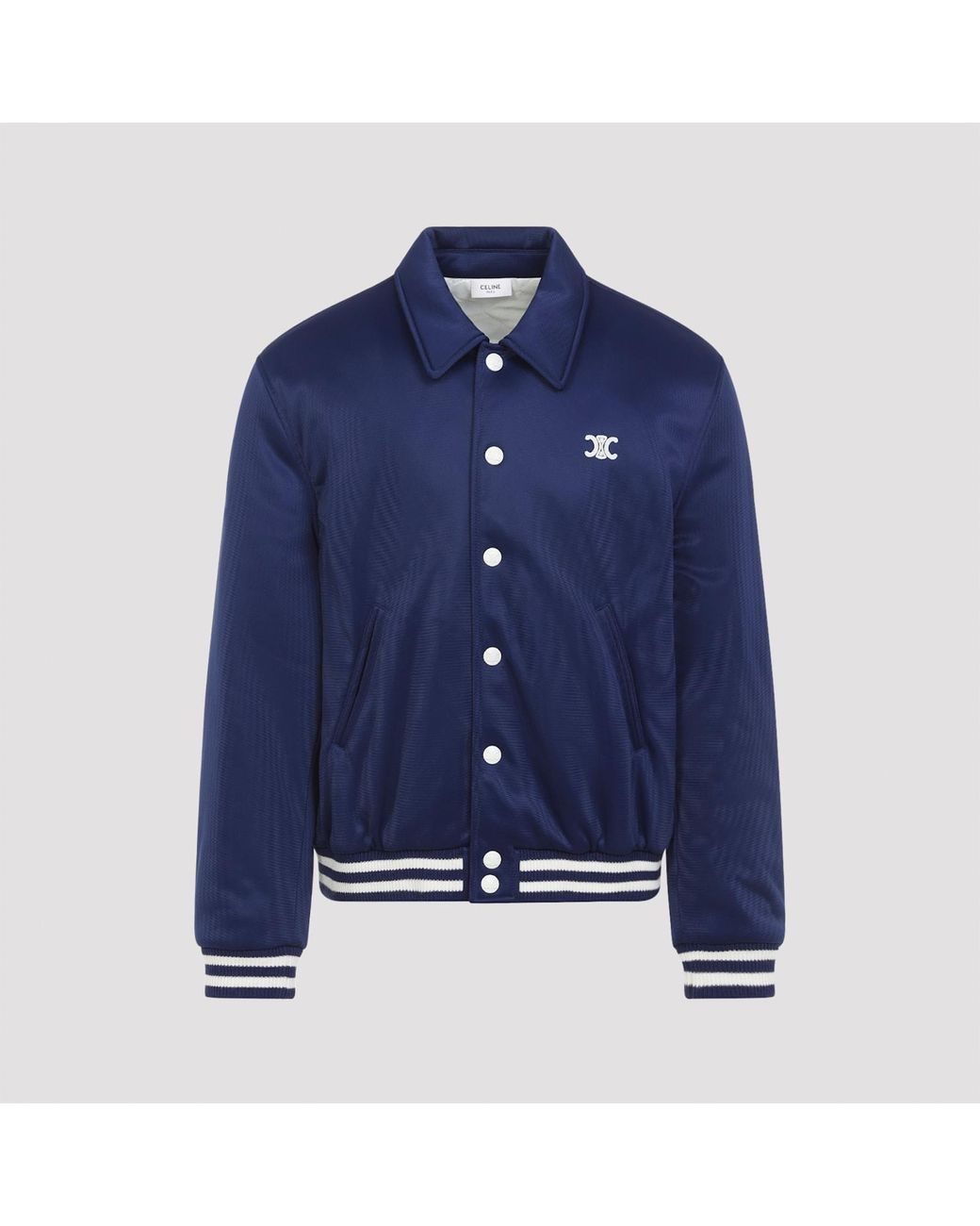 Celine And Ecru Teddy Jacket in Blue for Men | Lyst UK