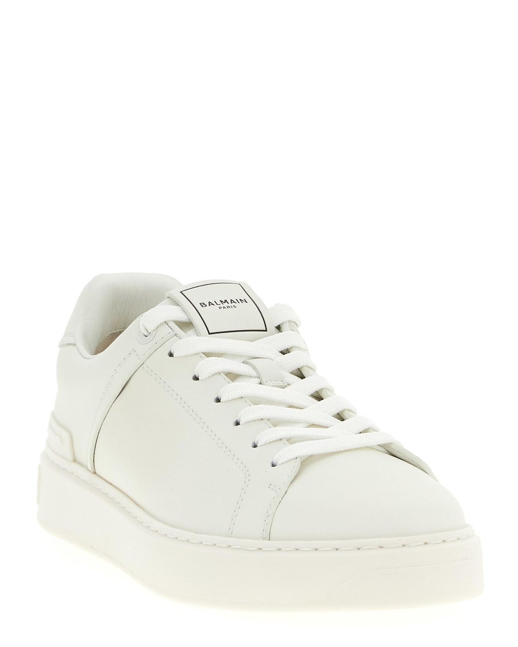 Balmain 'B-Court' Sneakers in White | Lyst UK