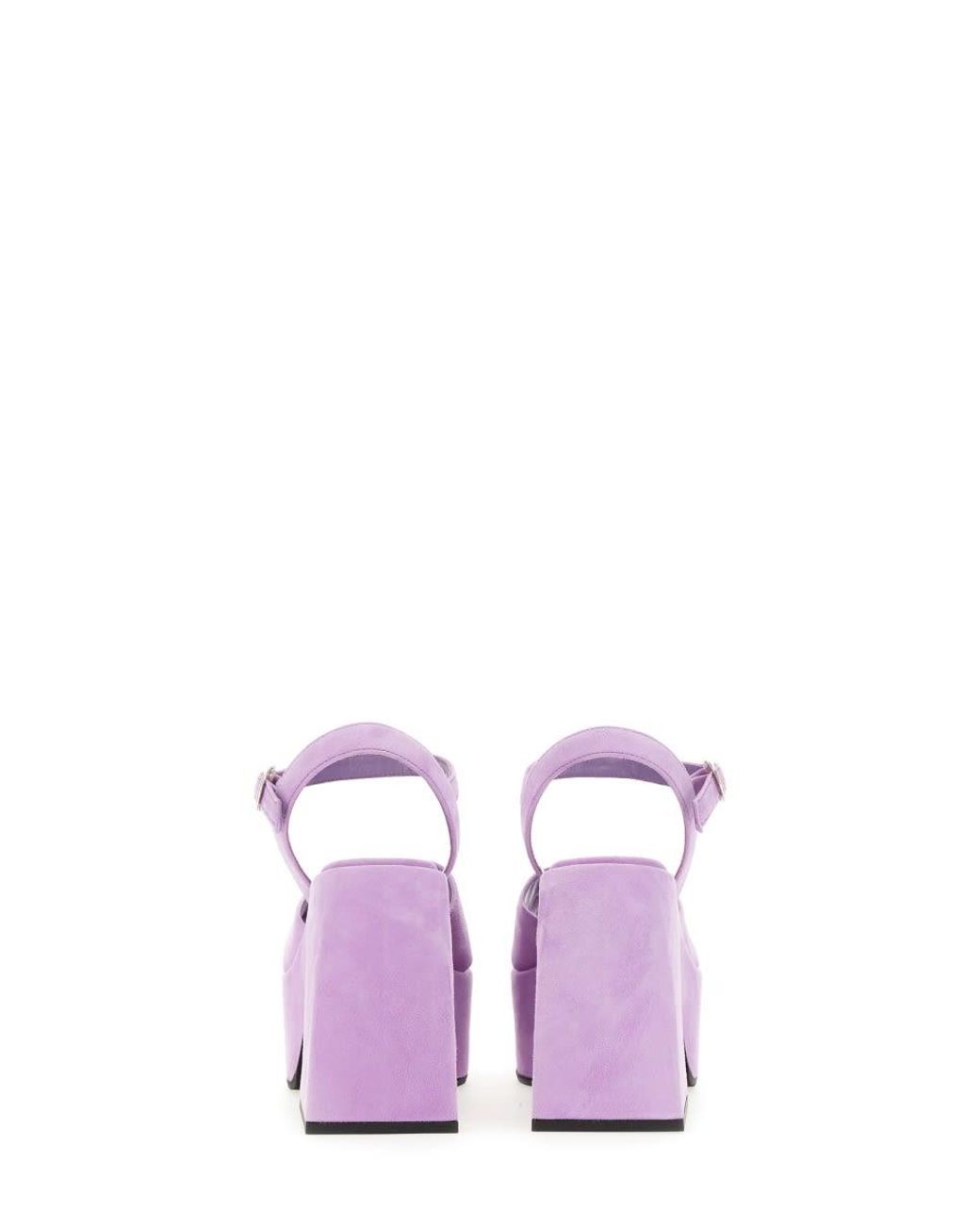 NODALETO Bulla Joni Pumps With Maxi Platform in Purple | Lyst