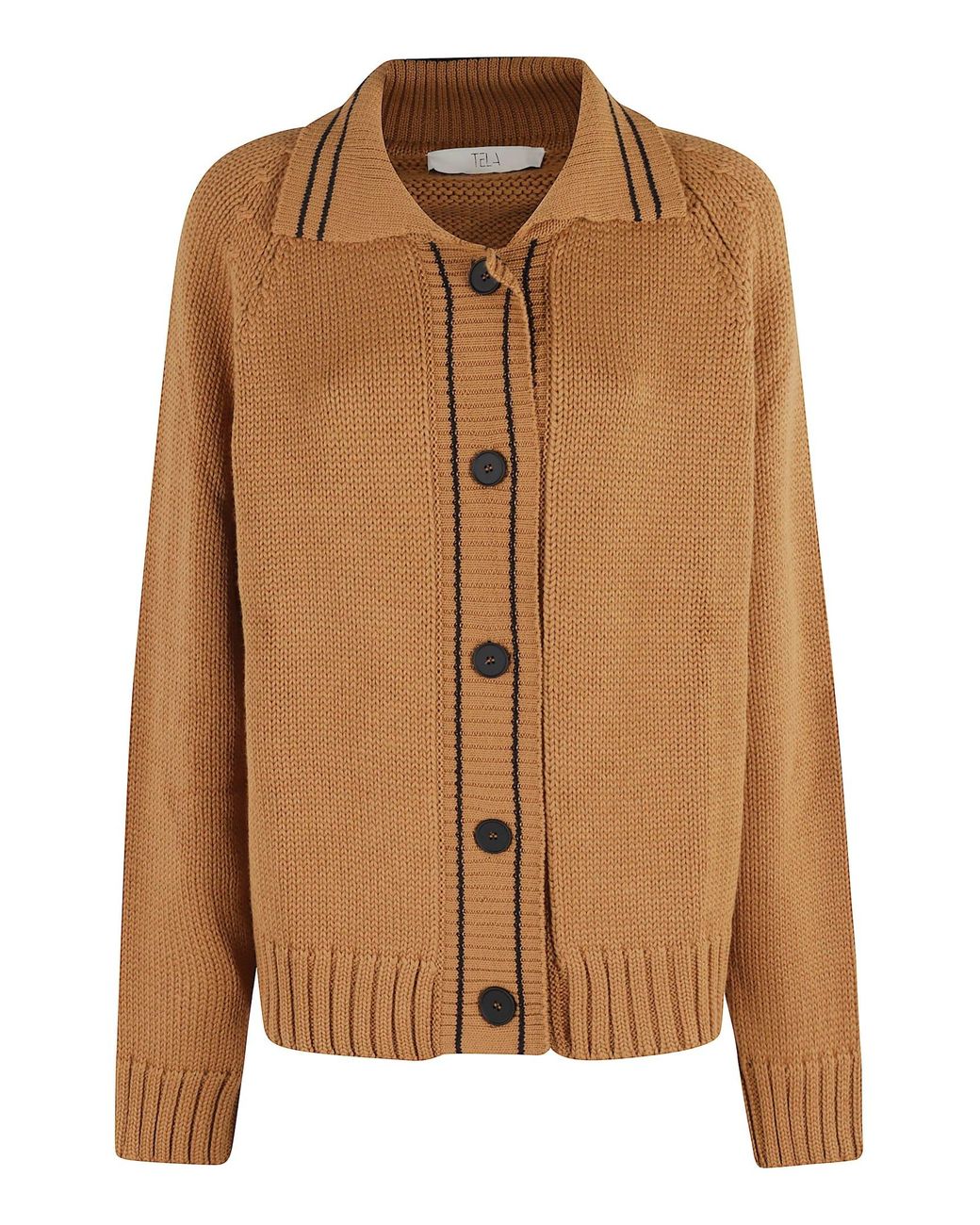 Tela Cardigan in Brown | Lyst