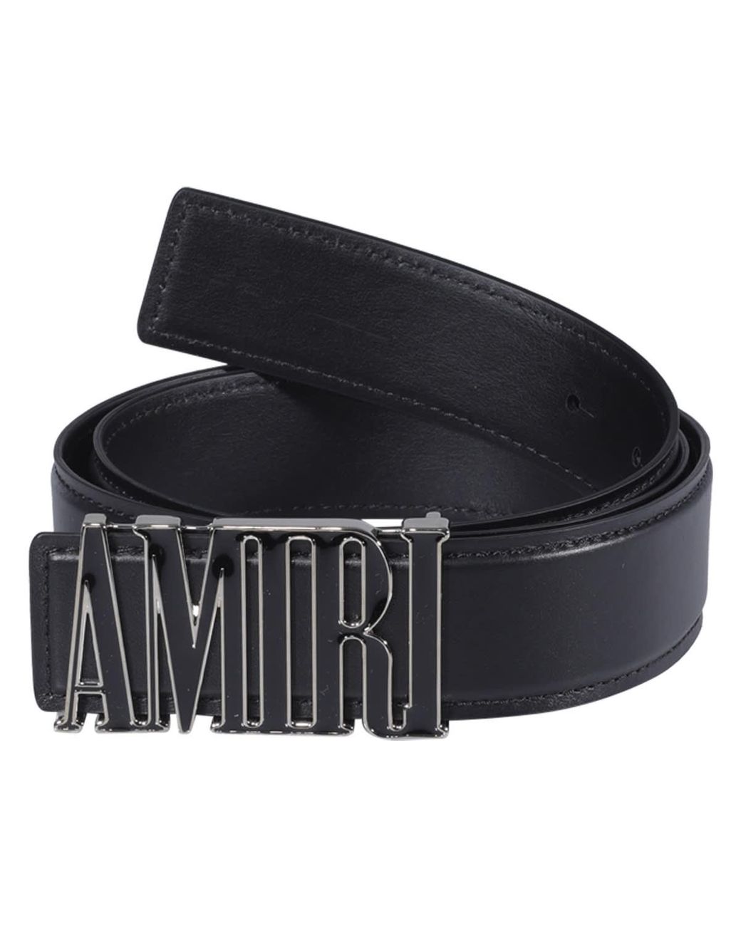 Amiri Logo Belt in Black for Men | Lyst