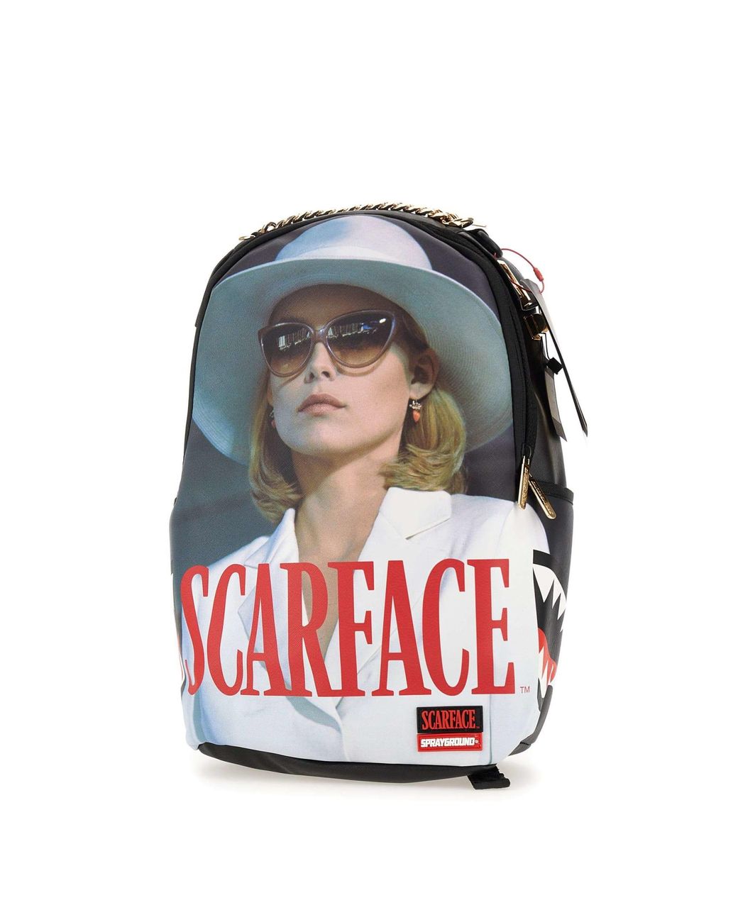 Sprayground Scarface Stairs Vegan Leather Backpack in Black for Men | Lyst