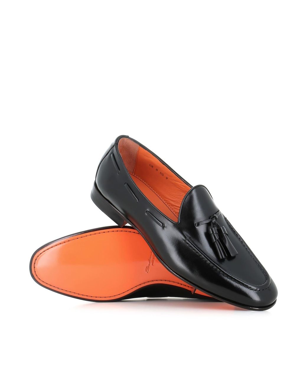 Santoni Loafer Carlos in Black for Men | Lyst UK