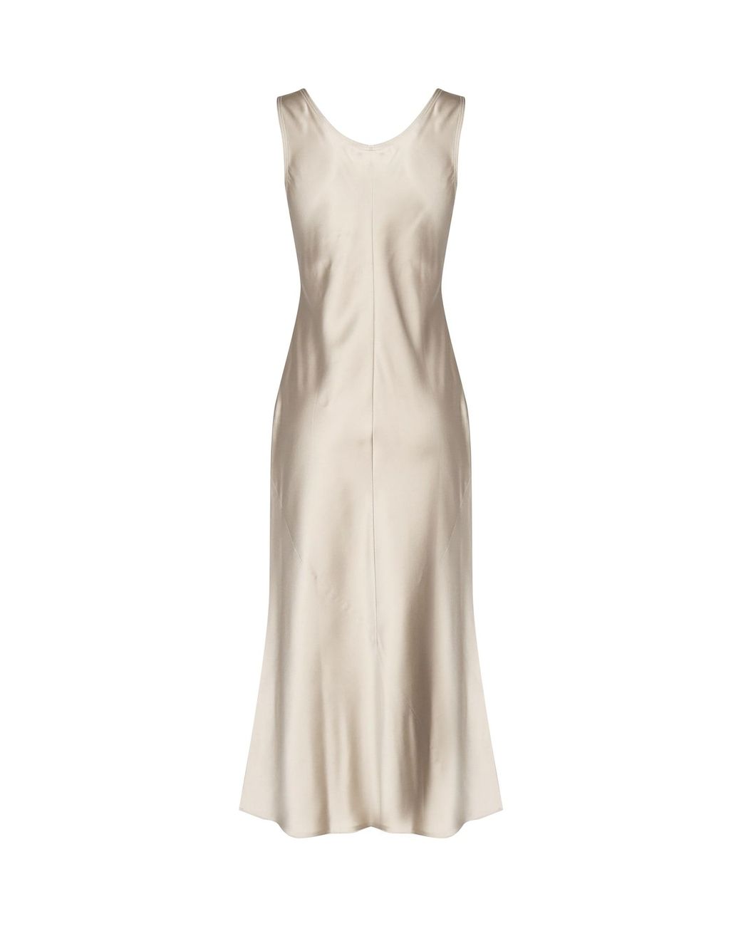 Max Mara Banjo Midi Dress in White | Lyst