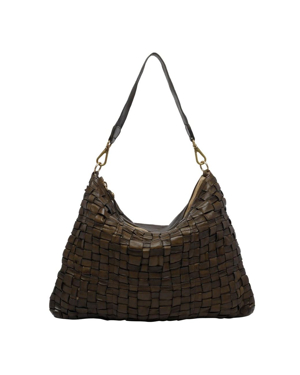 Campomaggi Large Carla Shoulder Bag in Black | Lyst
