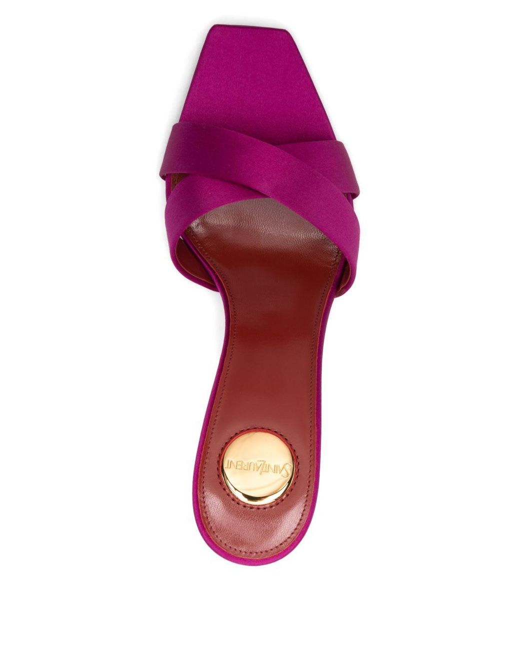 Saint Laurent Opyum Mule Sandal in Pink | Lyst UK