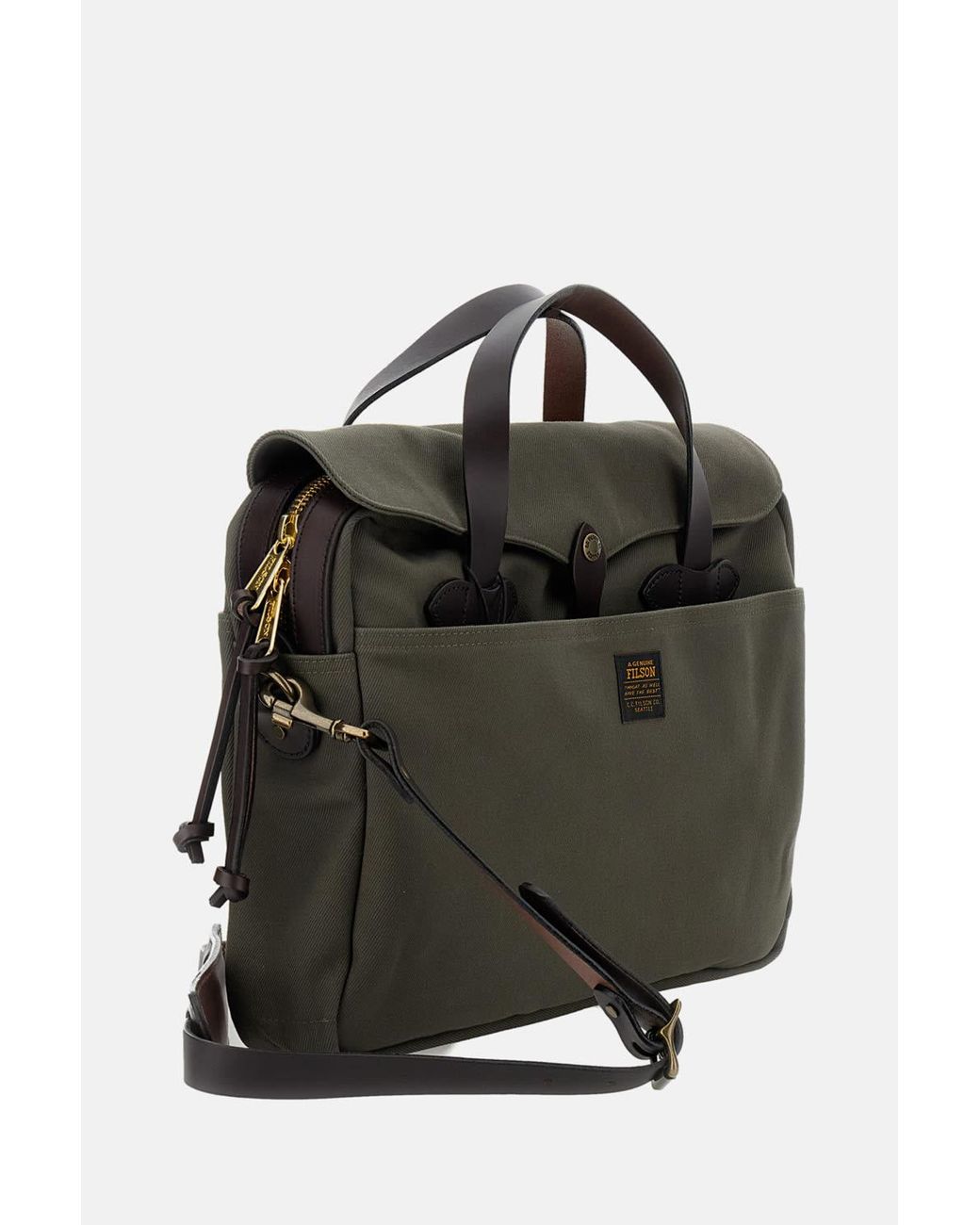 Filson Briefcase Bag in Black for Men | Lyst