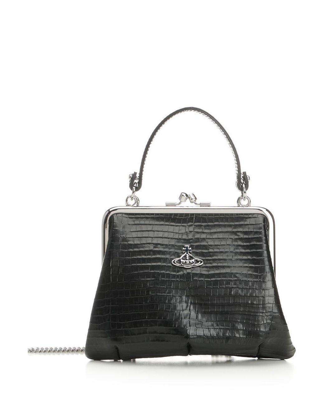 Vivienne Westwood Granny Frame Purse Bag in Black | Lyst