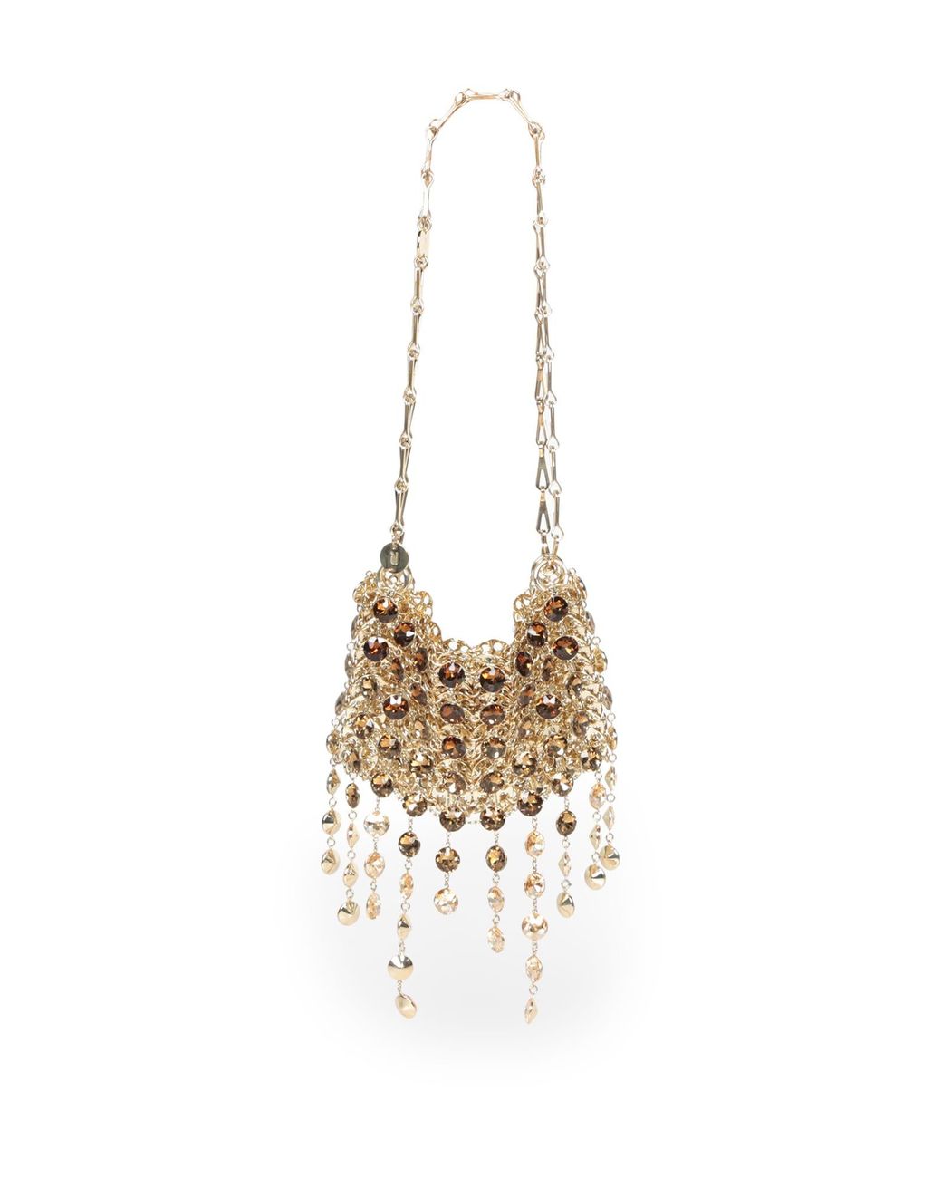 Rabanne 1969 Strass Bag in White | Lyst UK